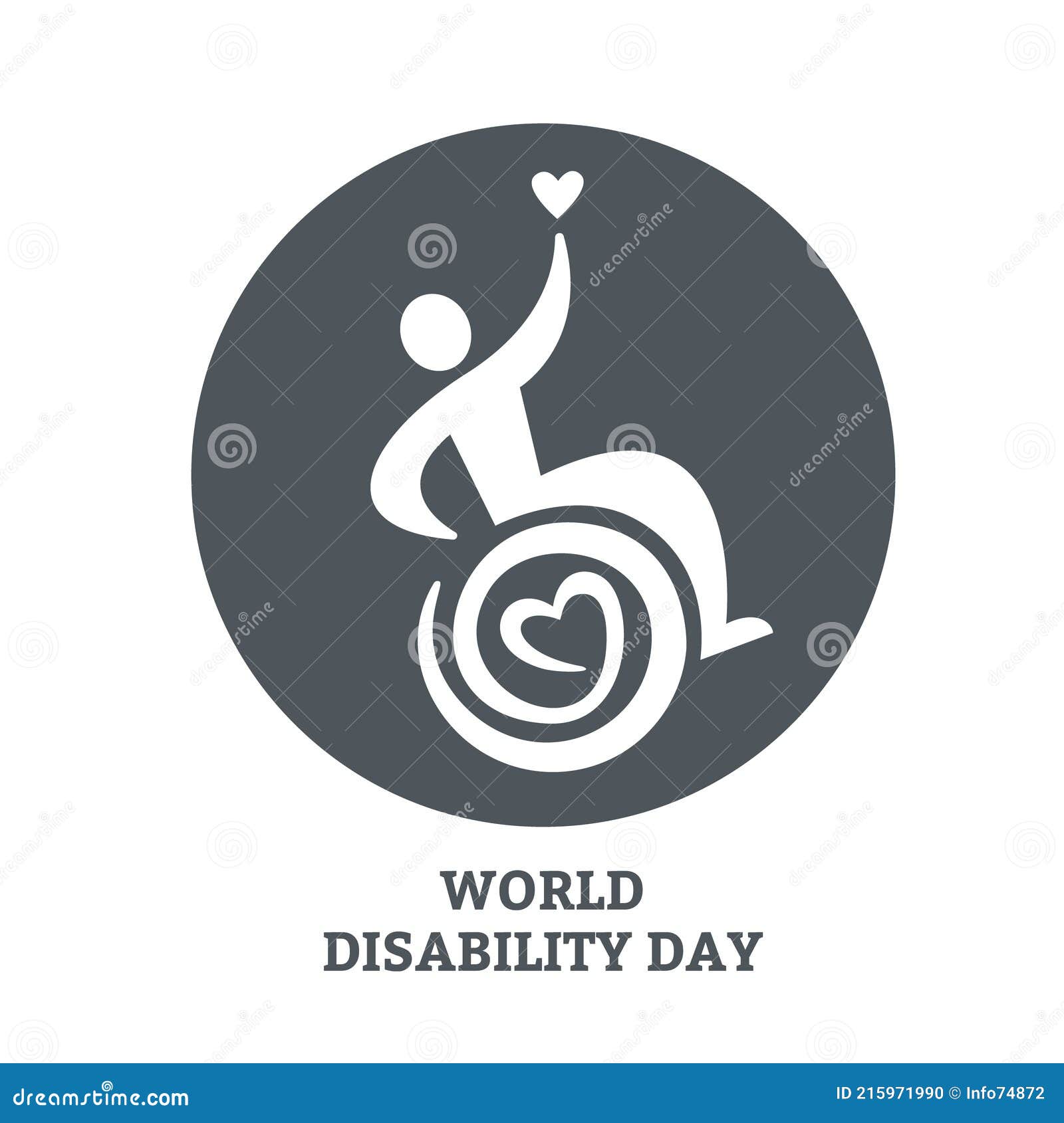 Passionate Disability People Support Logo. Wheel Chair Logo ...