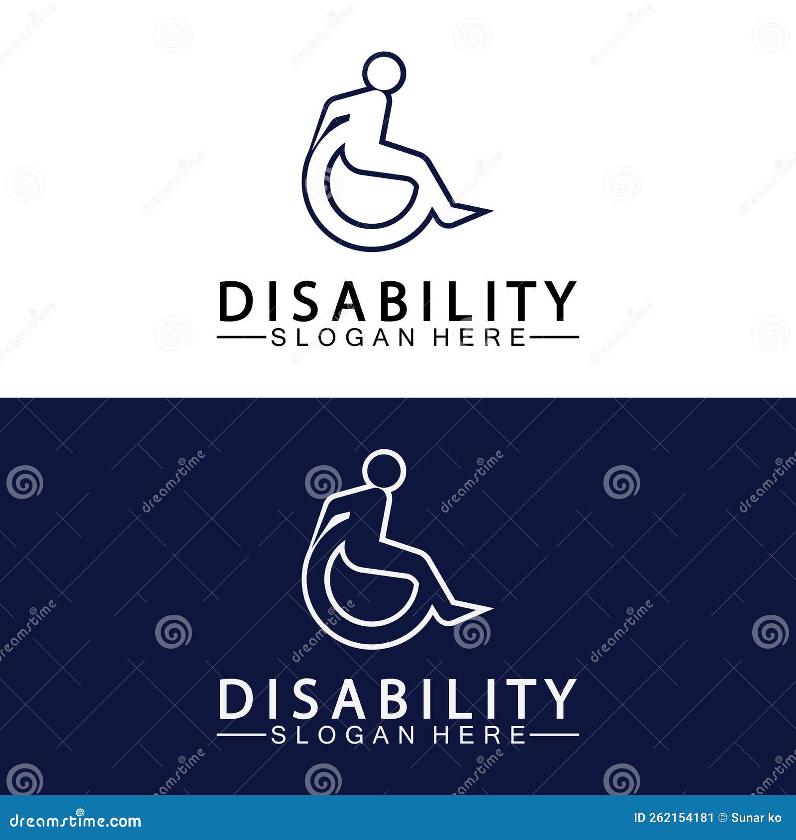 Passionate Disability People Support Logo. Wheel Chair Logo ...