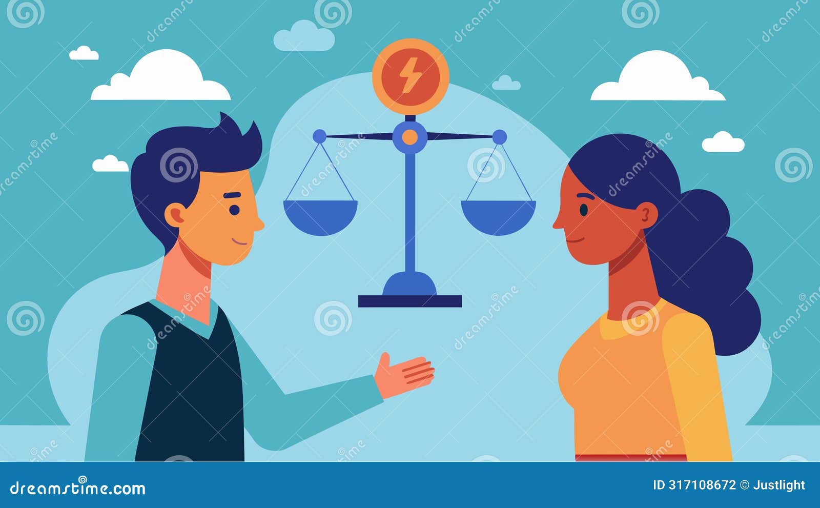 Stoicism Vector Illustration Concept Banner Poster | CartoonDealer.com ...