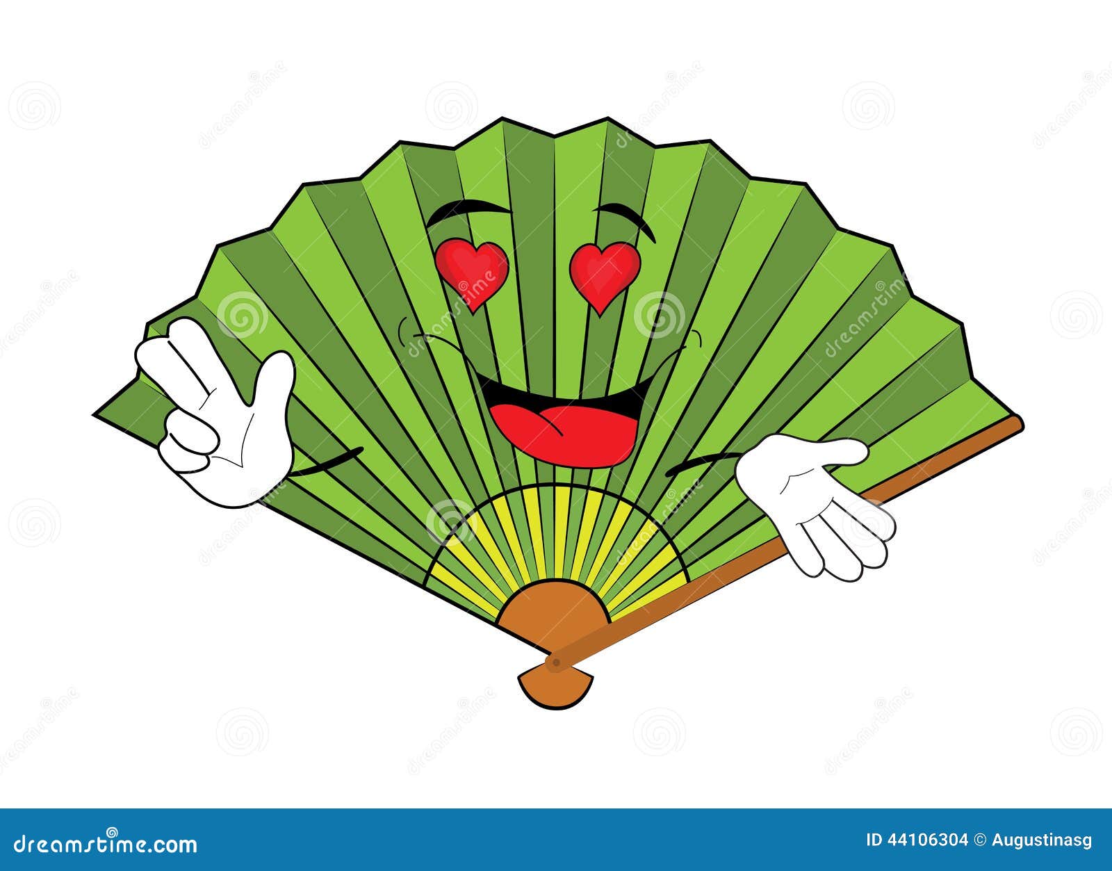 Passionate fan cartoon stock illustration. Illustration of passionate ...