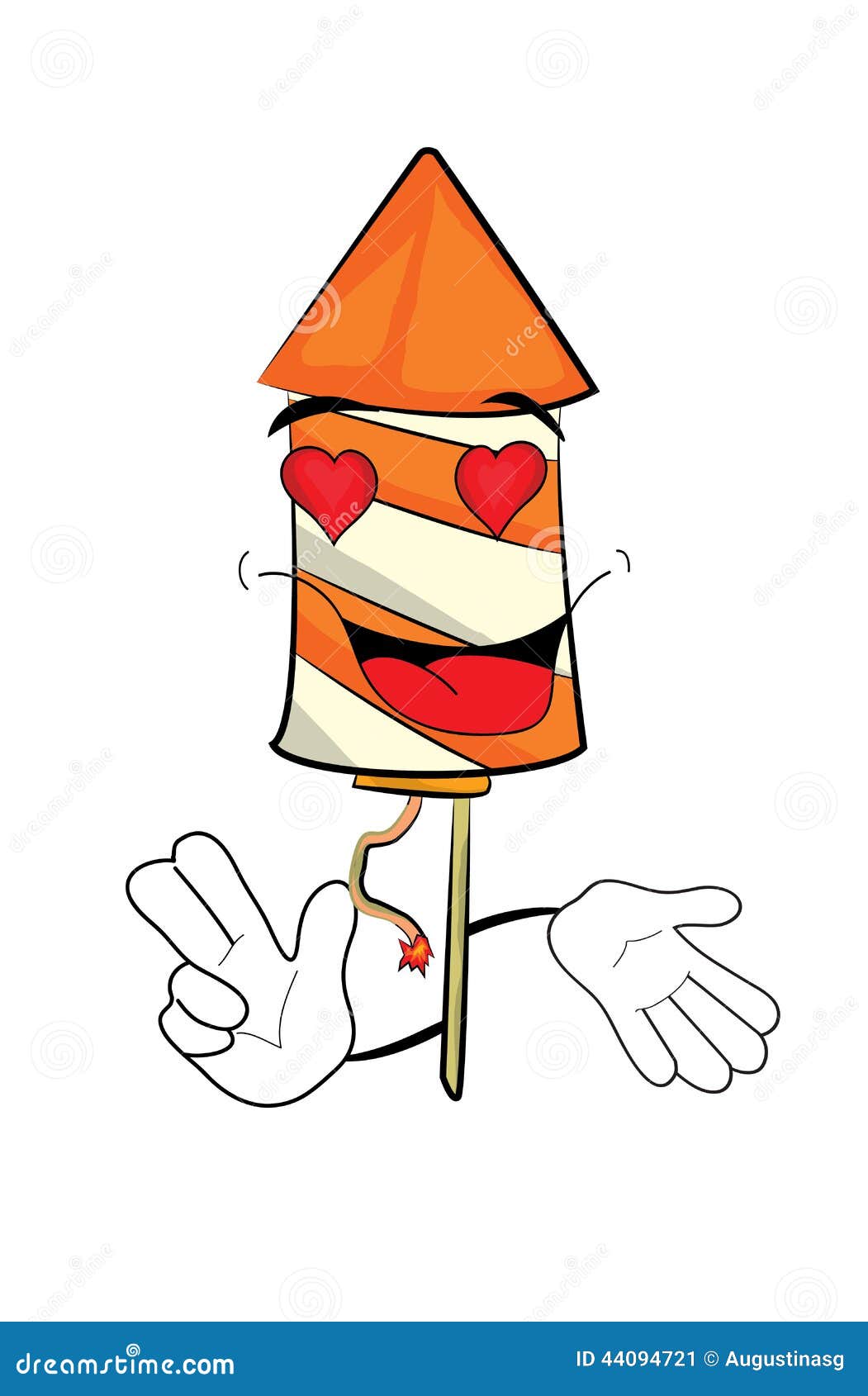 Sad Fireworks Cartoon Royalty-Free Illustration | CartoonDealer.com ...