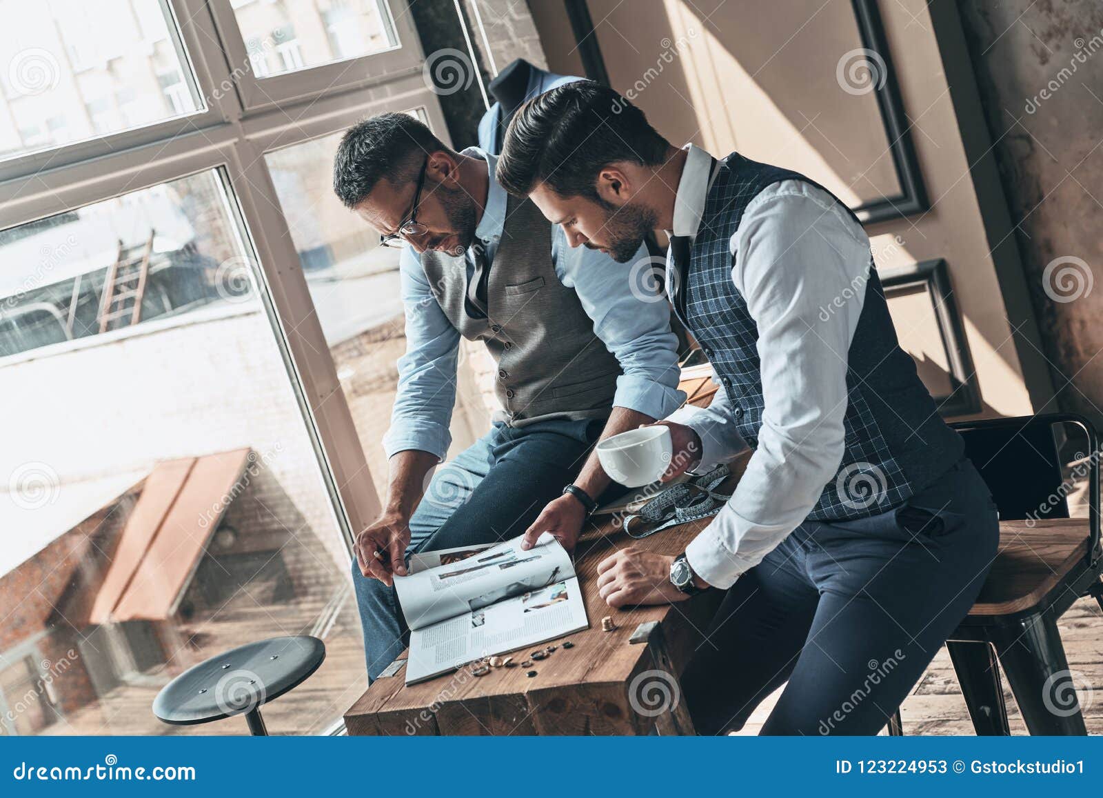 Passionate about work. stock image. Image of ethnicity - 123224953