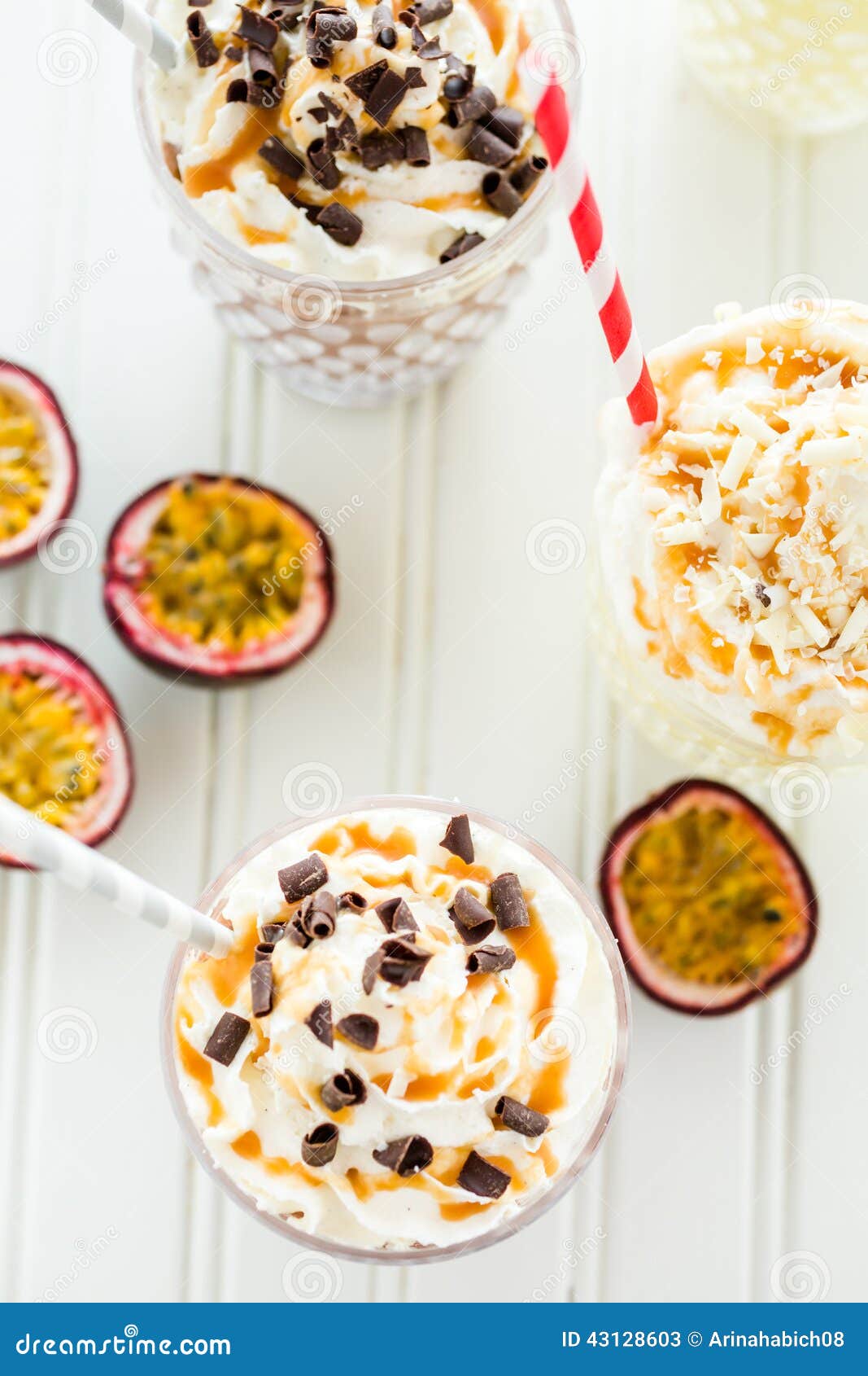 Passionfruit Bliss Cold Drink Stock Image - Image of maracuya, food ...