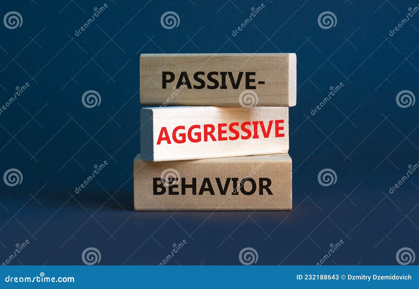 Passive-aggressive Behavior Symbol. Concept Words Passive-aggressive ...