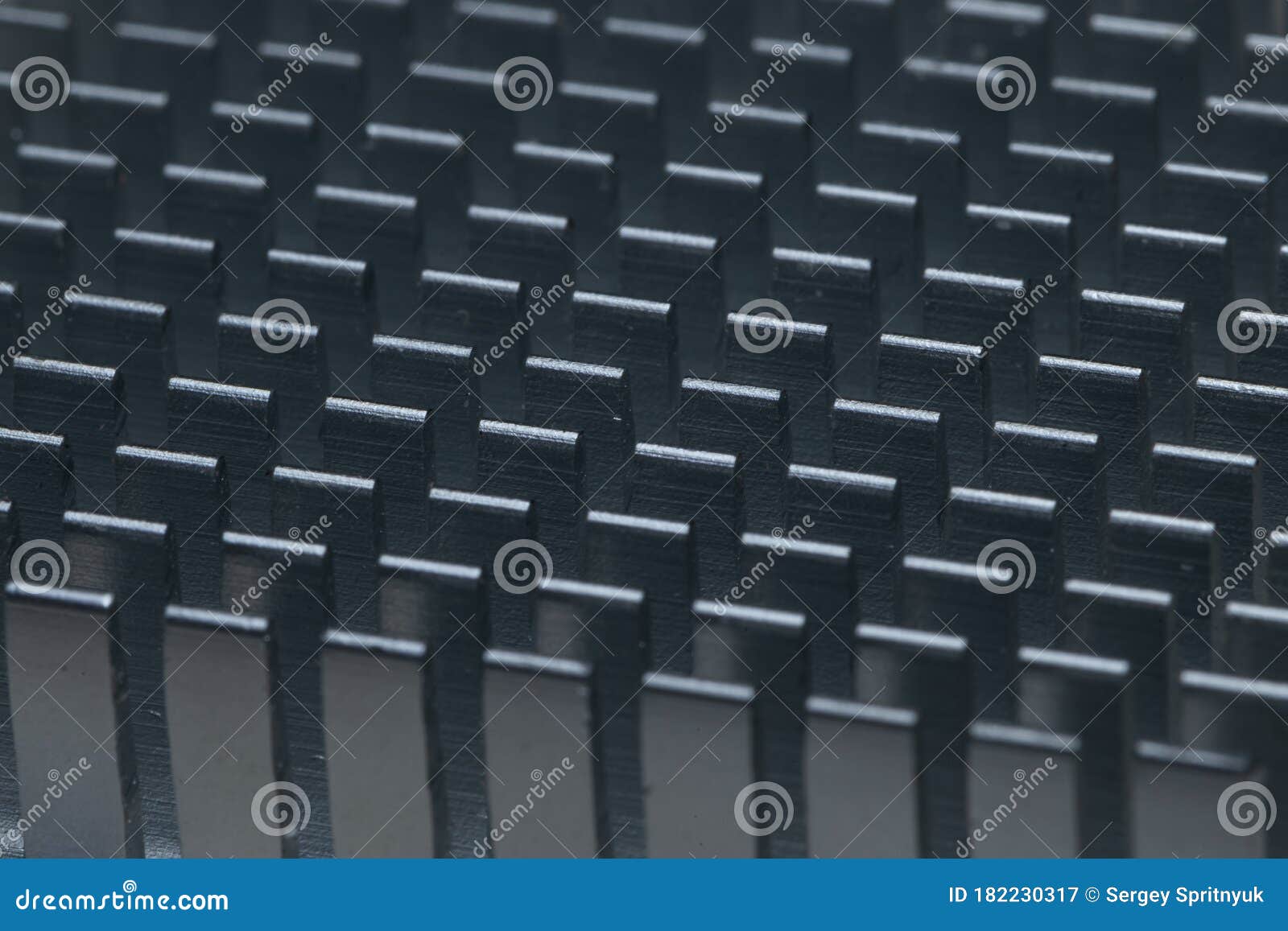 Passive Cooling. Pc Radiator Close-up Stock Image - Image of equipment ...