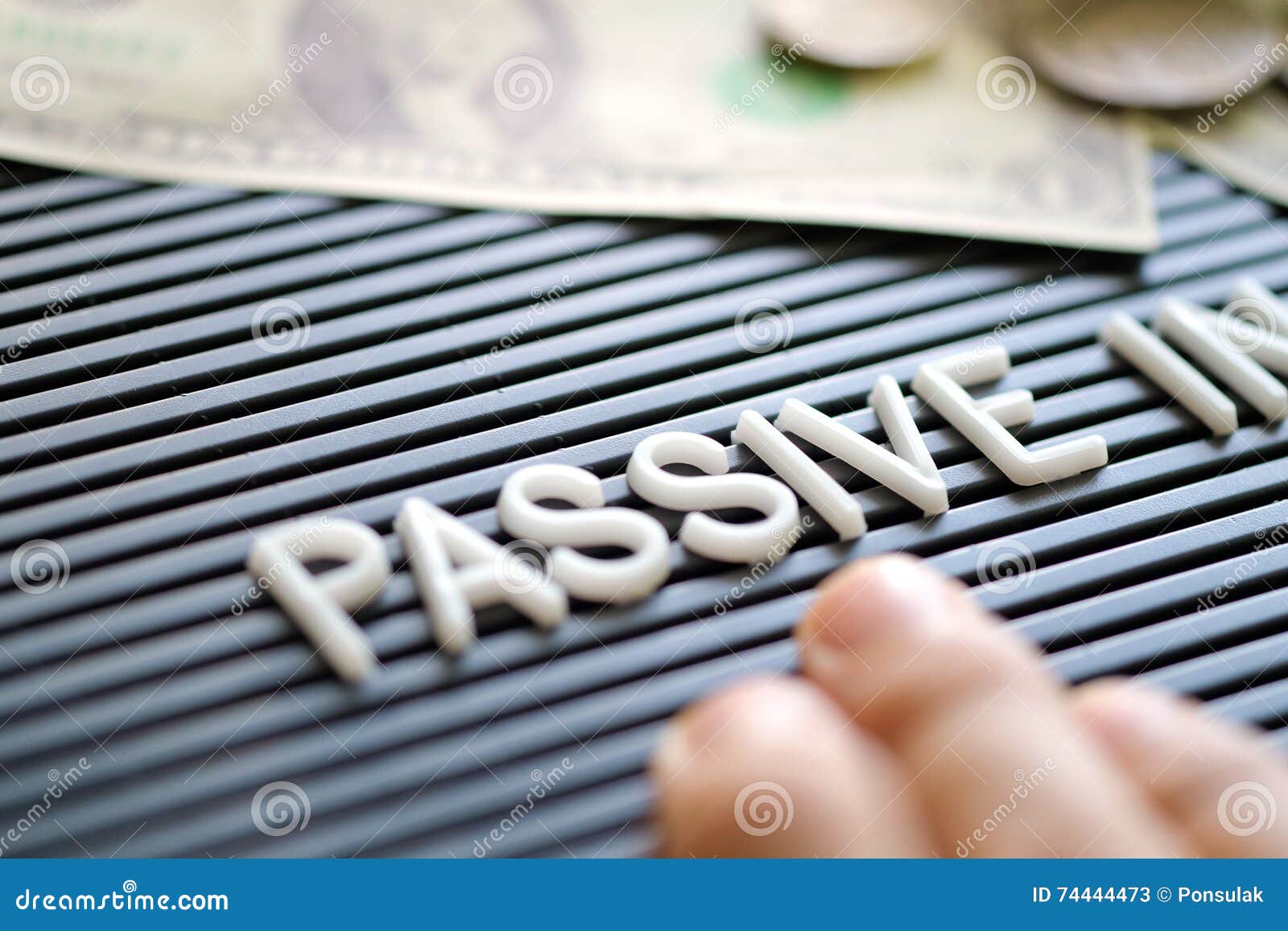 Passive Income stock image. Image of savings, finances - 74444473