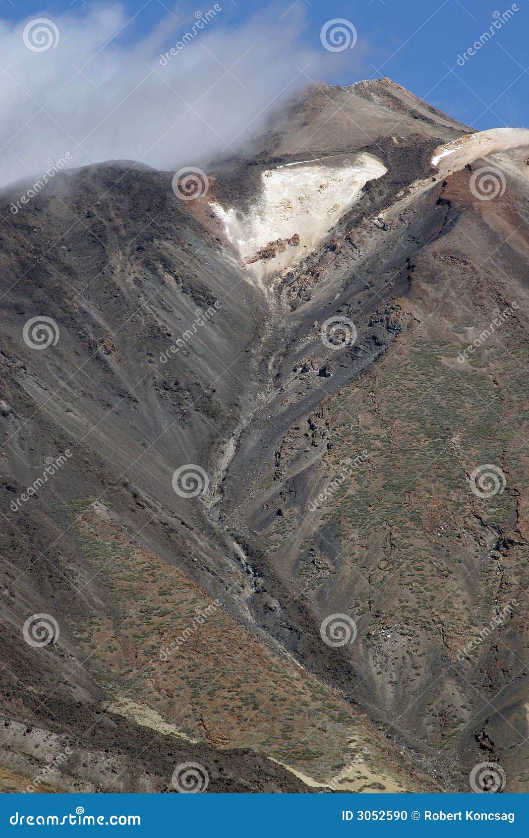 Passive Volcano stock photo. Image of snow, lava, puff - 3052590