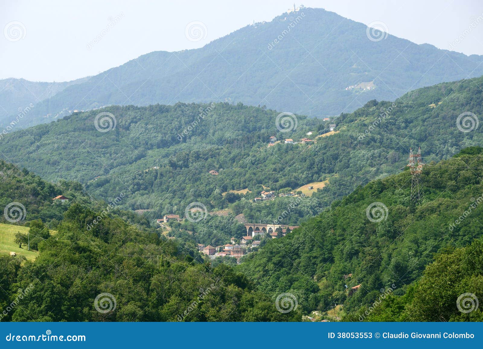 Passo dei Giovi stock image. Image of summer, italy, green - 38053553
