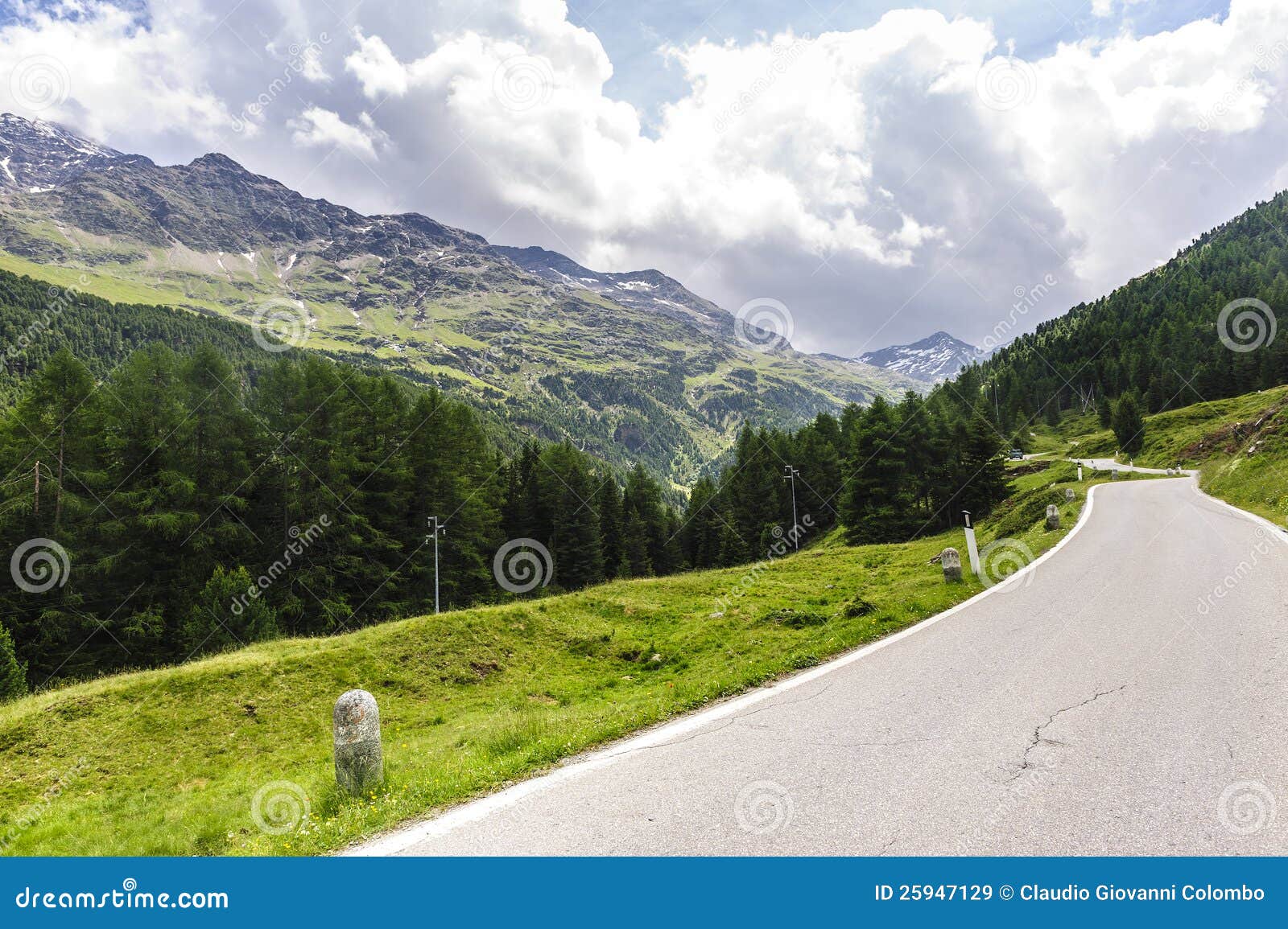 Passo Gavia stock image. Image of valtellina, sondrio - 25947129