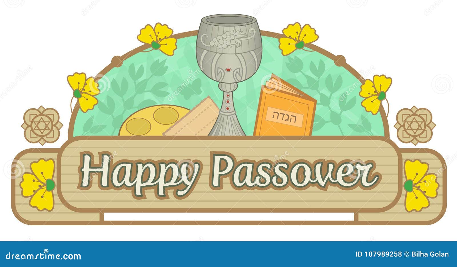 Passover Banner stock vector. Illustration of holiday - 107989258