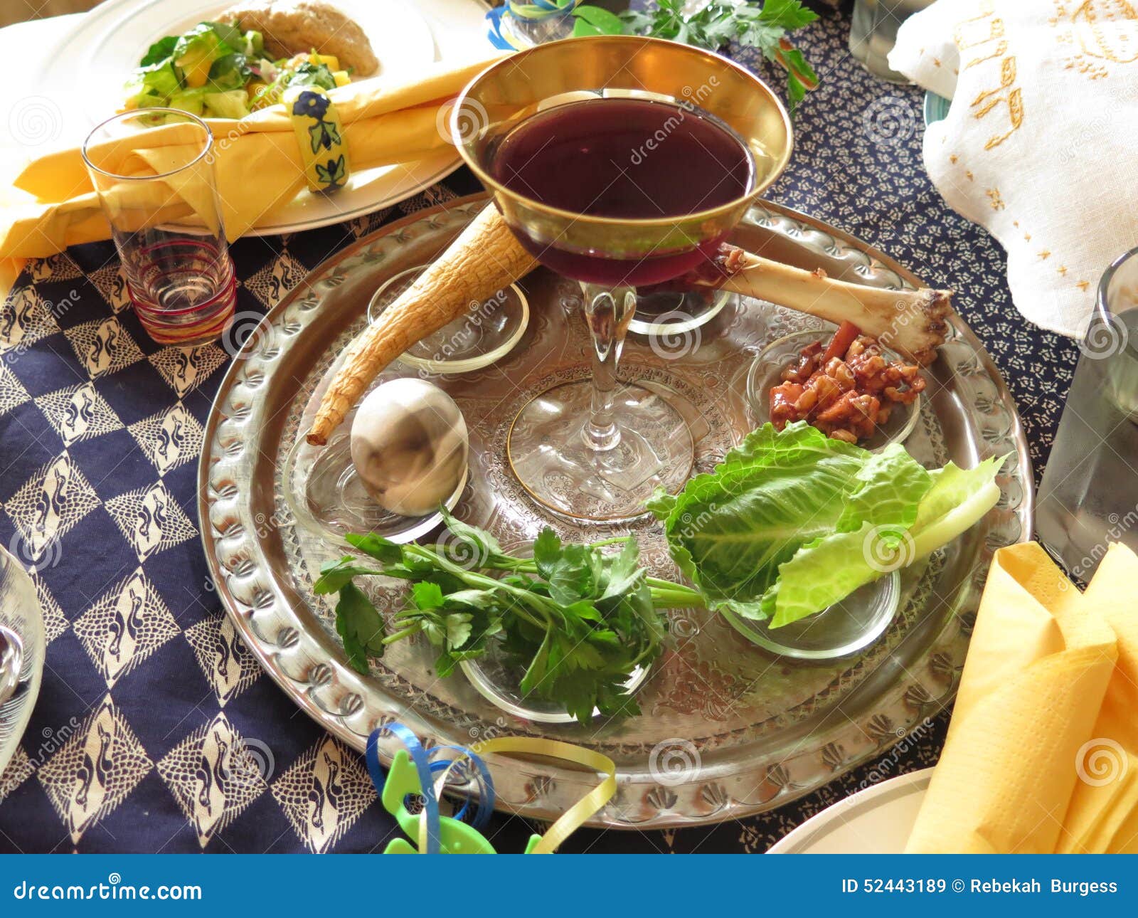 Passover Seder stock image. Image of belief, food, meal - 52443189