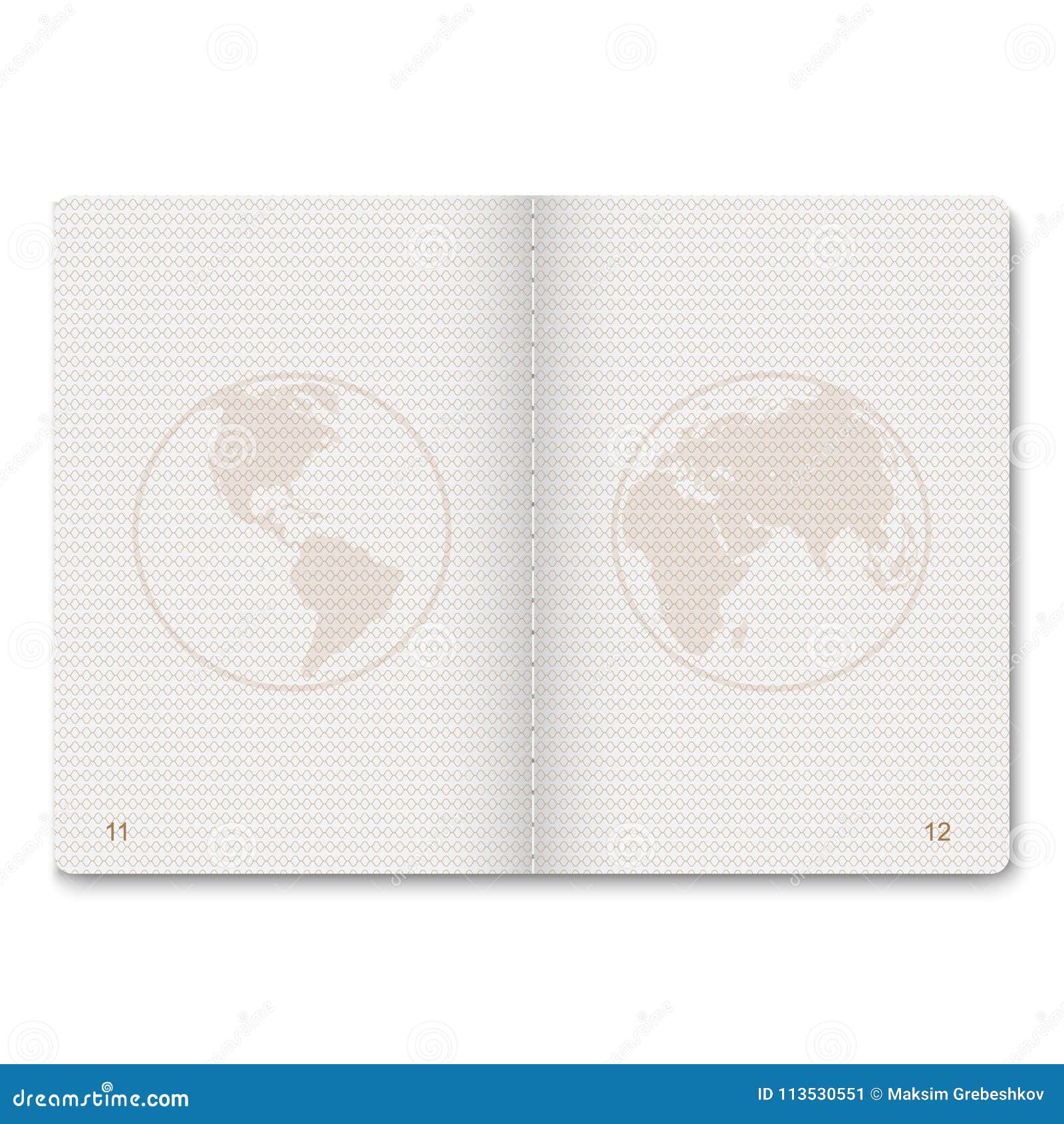 Passport And Blank Boarding Pass Stock Image 82182805