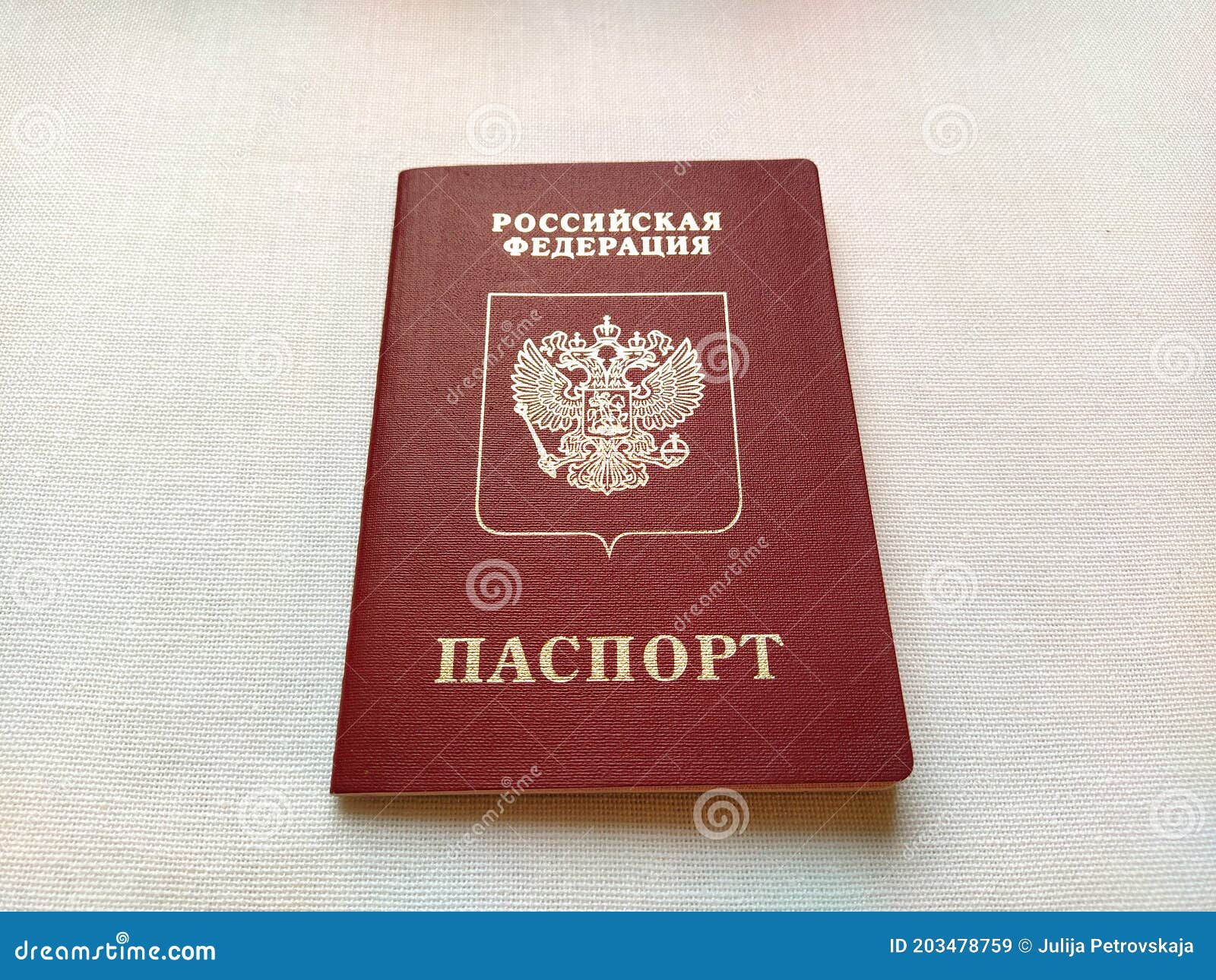 Passport Of A Citizen Of The Russian Federation International Passport
