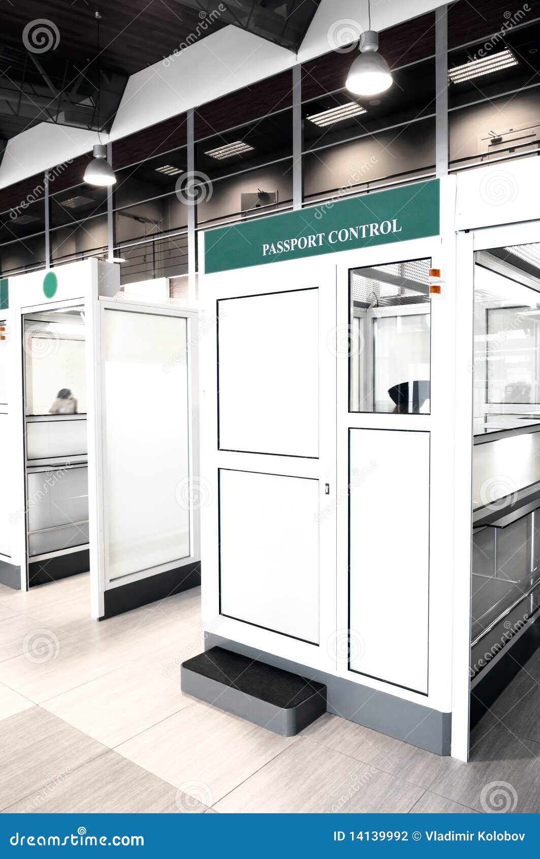 Passport control. stock photo. Image of point, visa, guard - 14139992