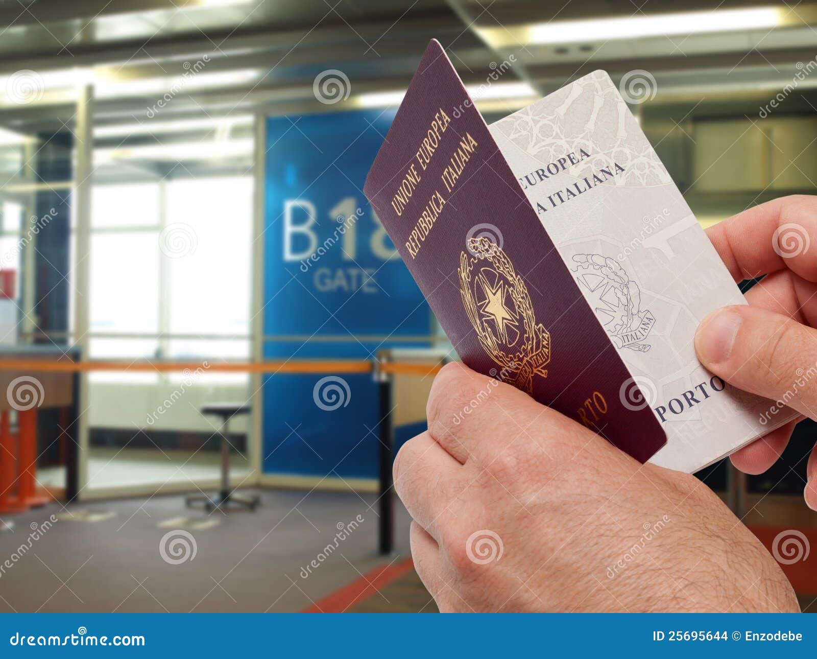 Passport control stock photo. Image of travel, luggage - 25695644