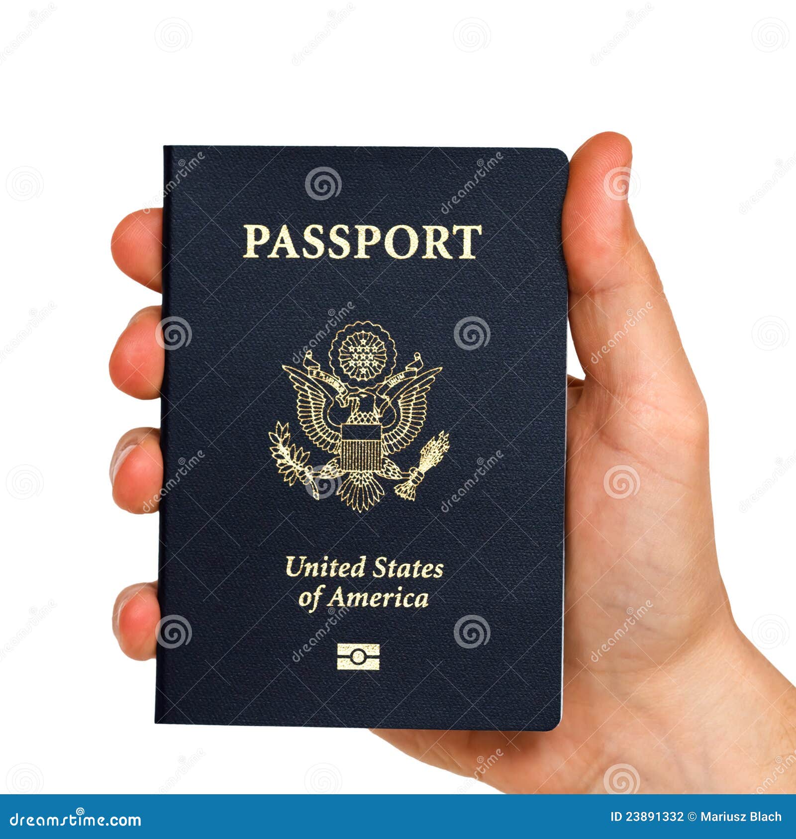 Passport in hand stock photo. Image of data, citizen - 23891332