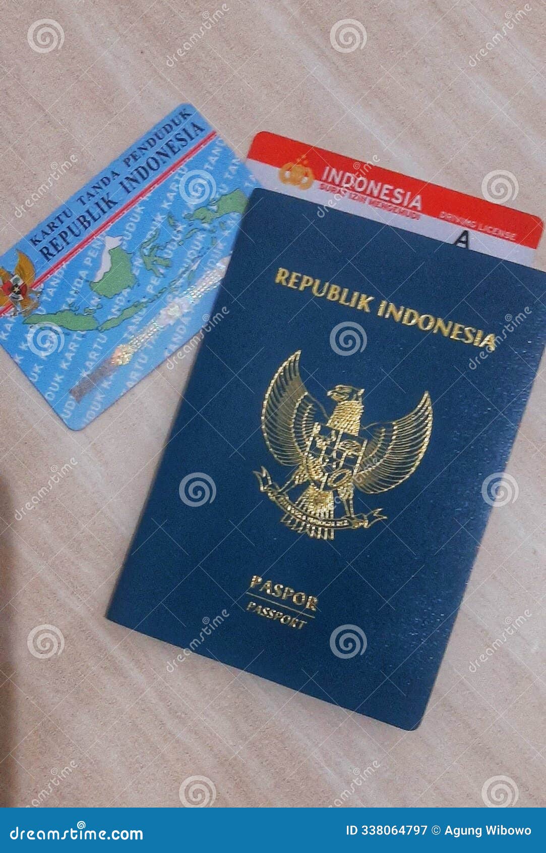 Passport, ID Card and Driver License Stock Image - Image of driver ...