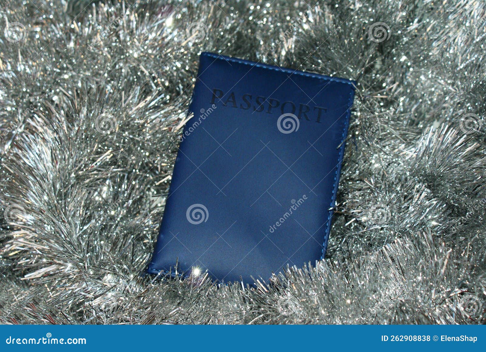 The Passport. Identification Documents On A Shiny Background. Royalty ...