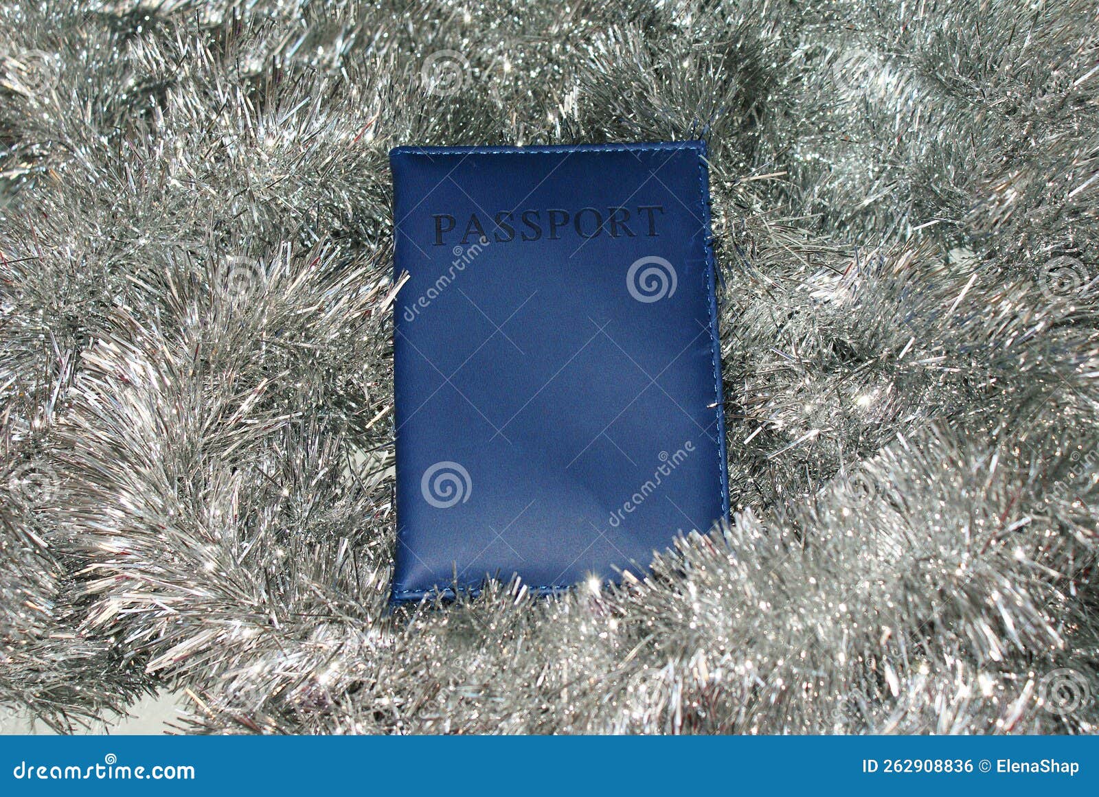 The Passport. Identification Documents On A Shiny Background. Stock ...