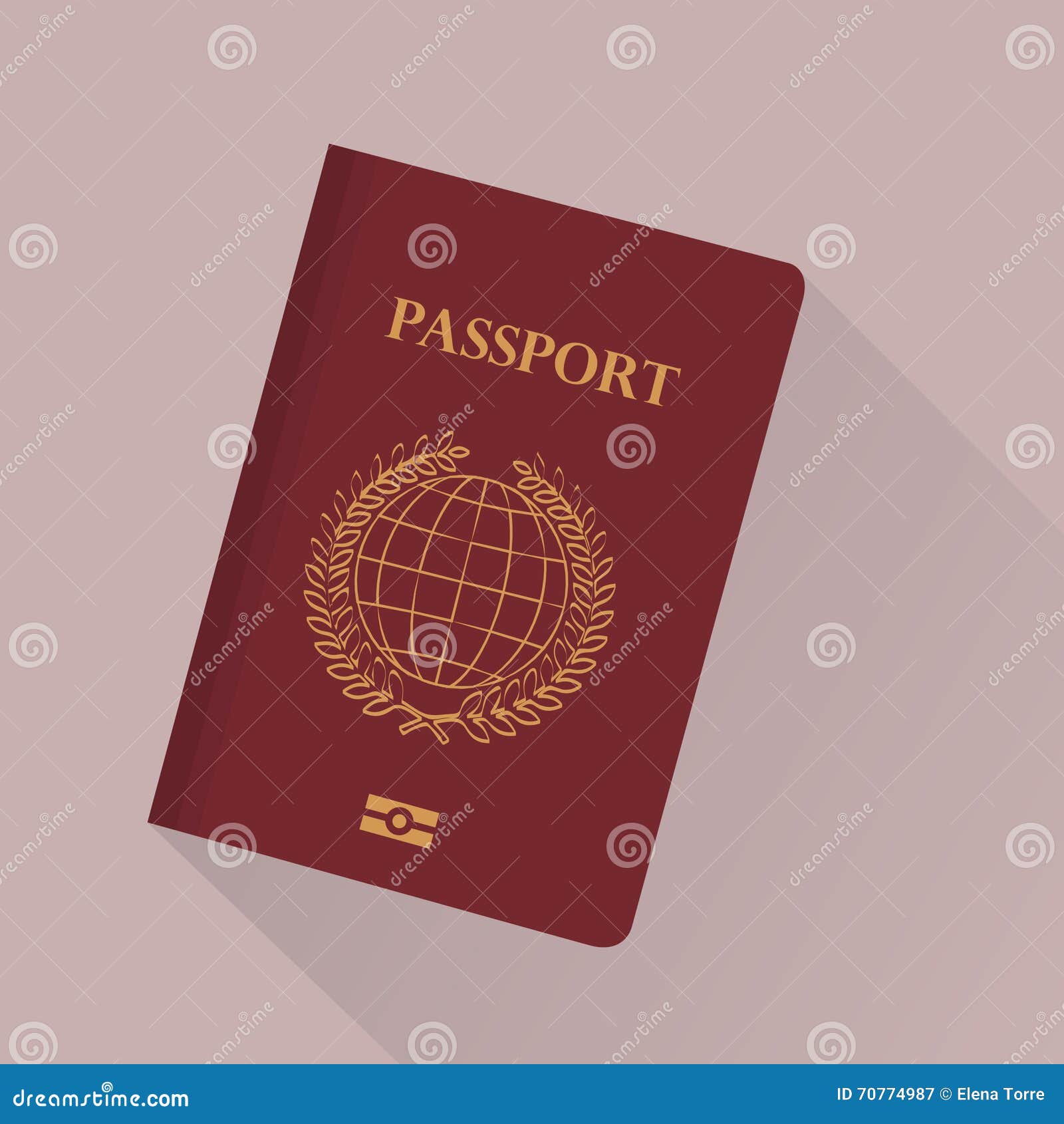 Passport stock illustration. Illustration of citizen - 70774987