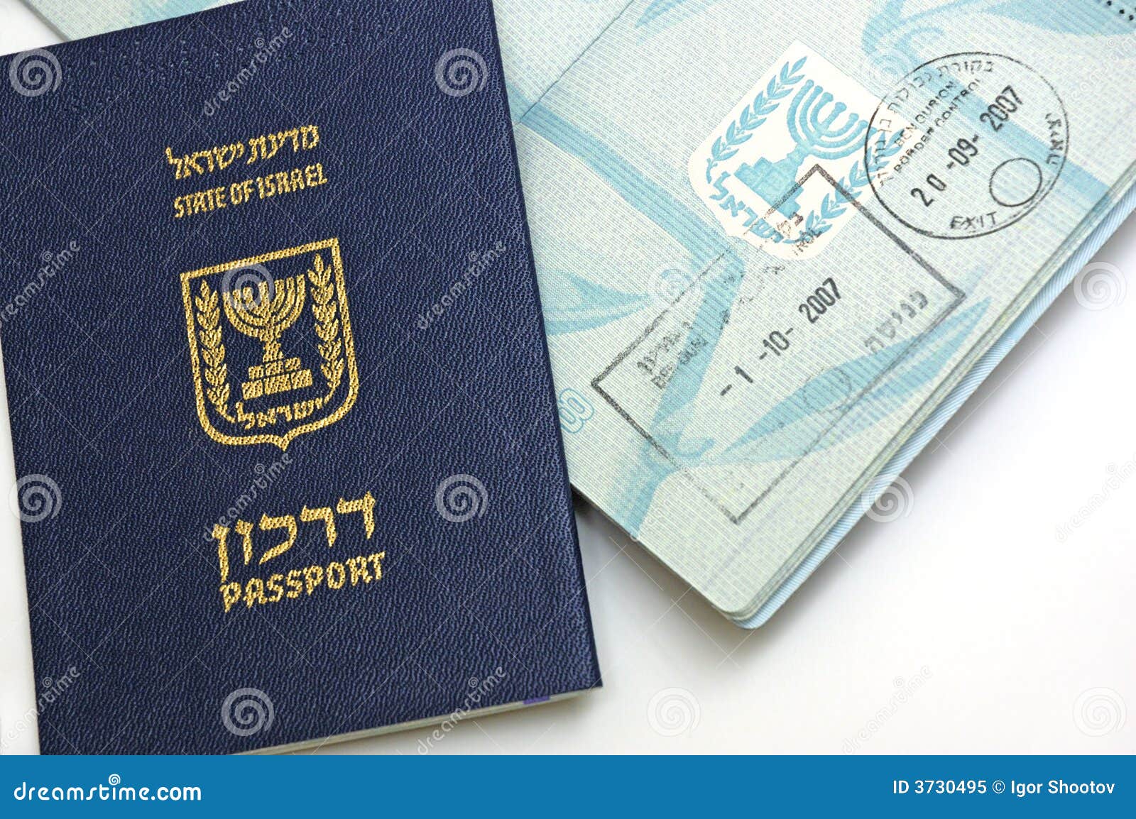 Passport of Israel citizen stock image. Image of international - 3730495
