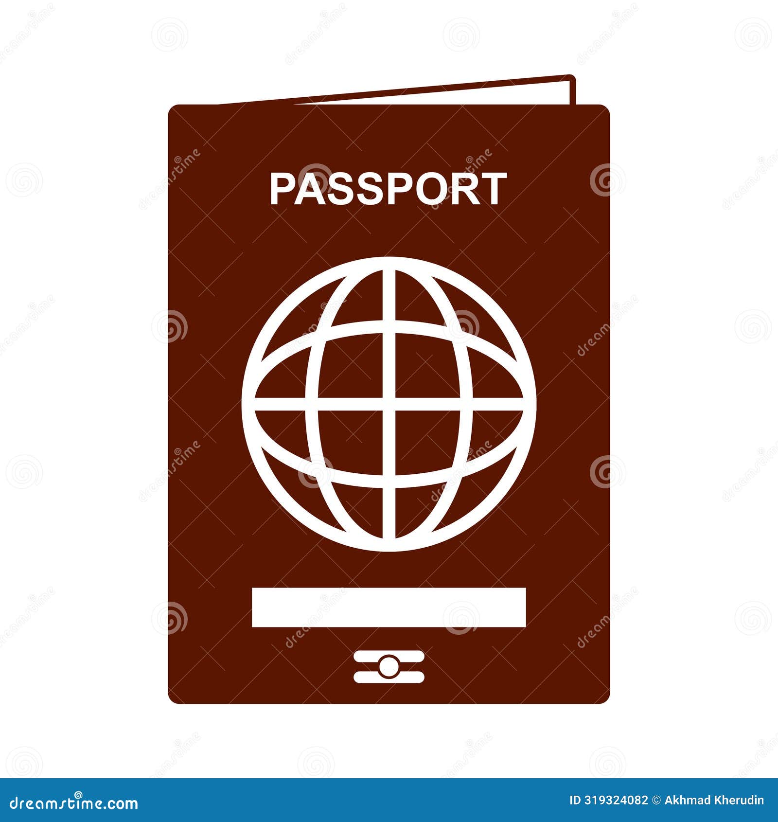 Passport logo design stock vector. Illustration of examining - 319324082