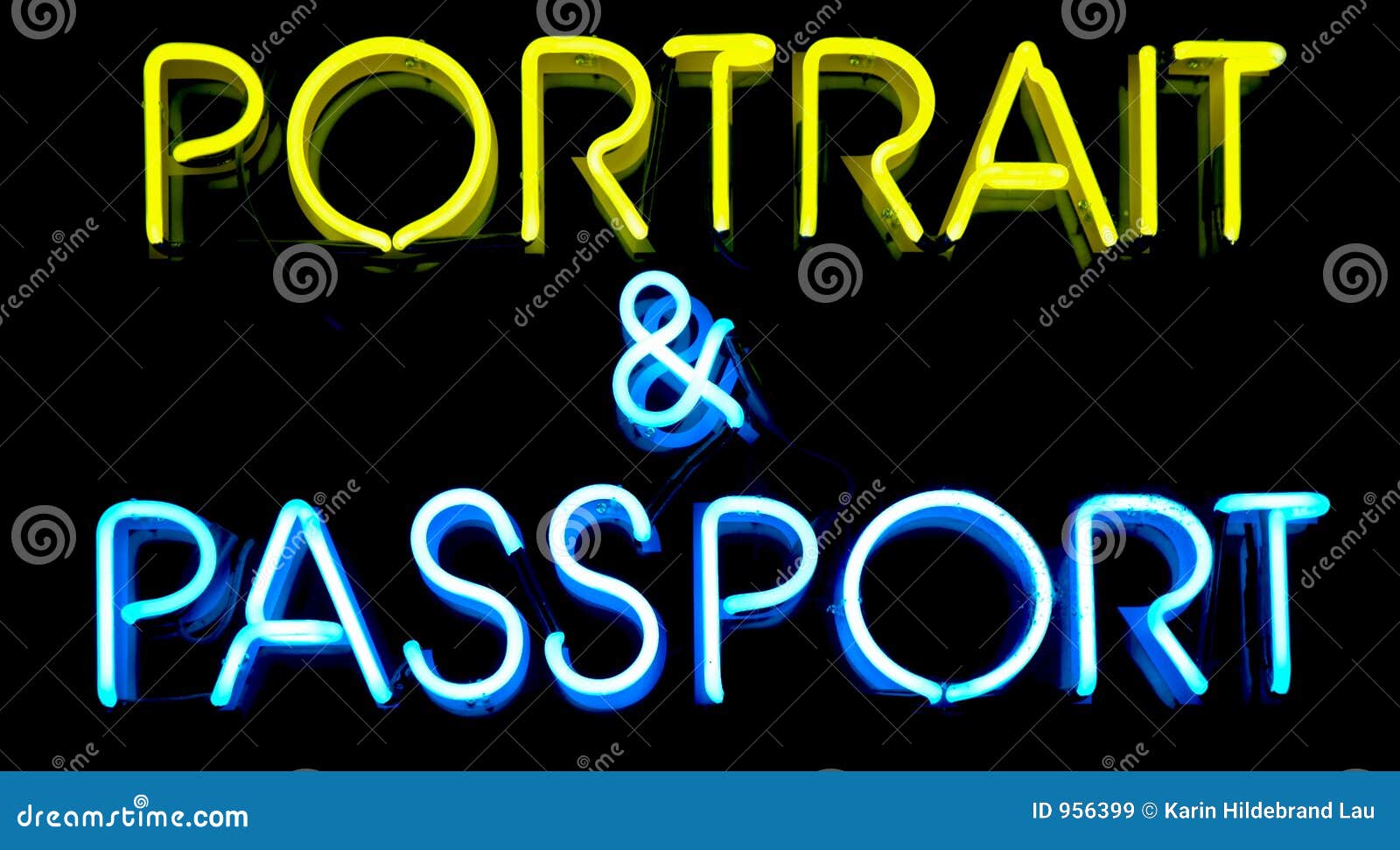 Passport Neon Sign stock image. Image of signage, photograph - 956399