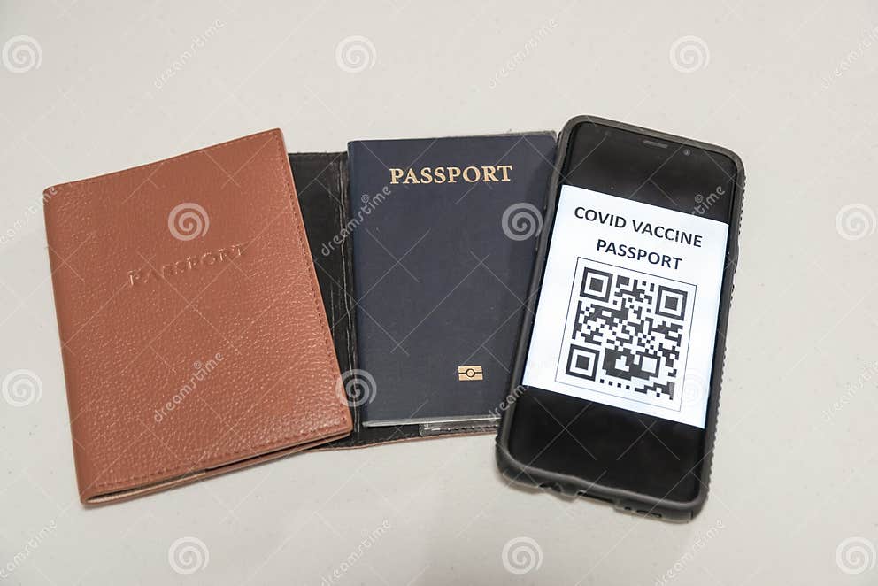 Passport and Personal QR Code with Encrypted Information on the ...