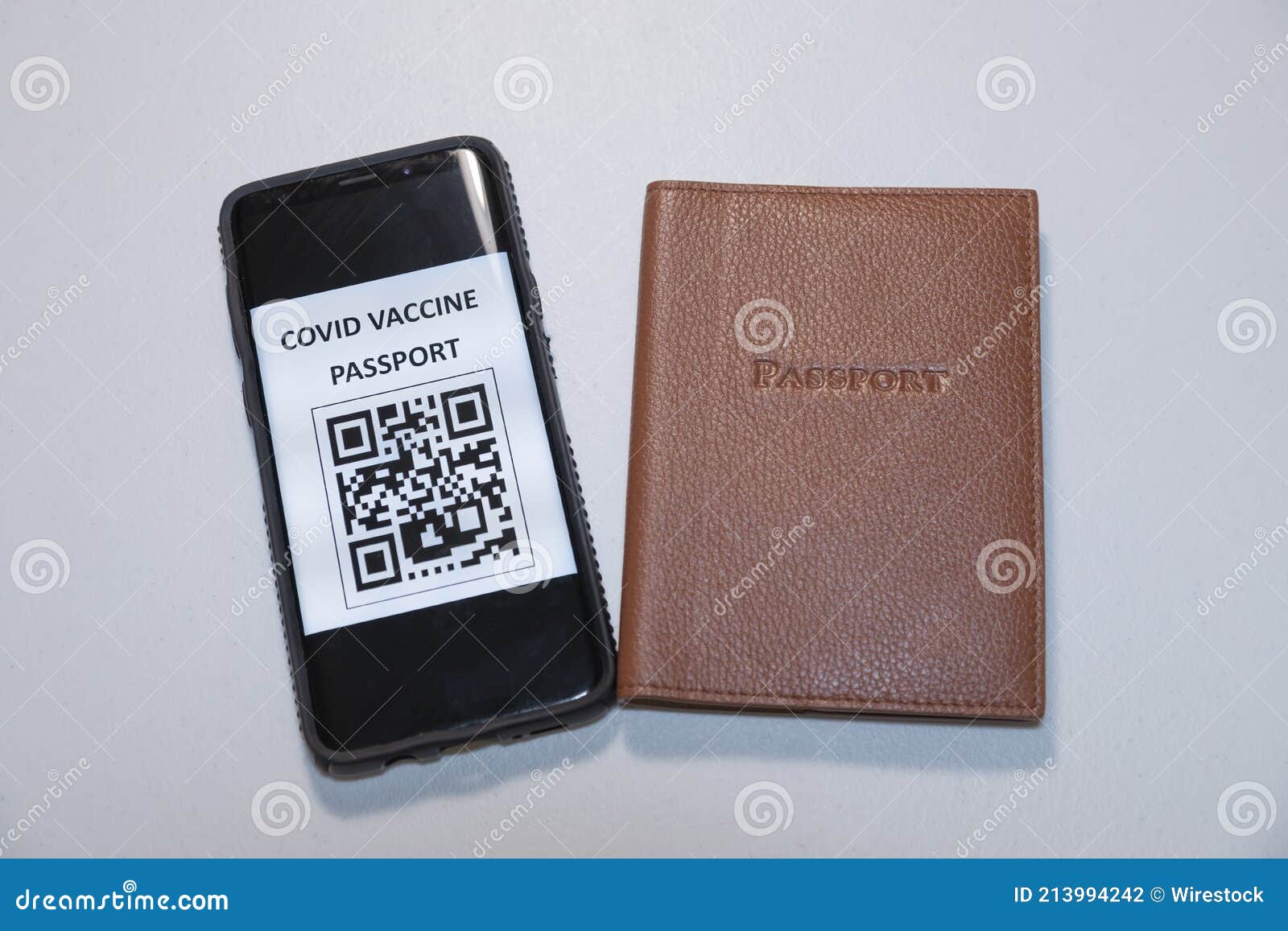Passport and Personal QR Code with Encrypted Information on the ...