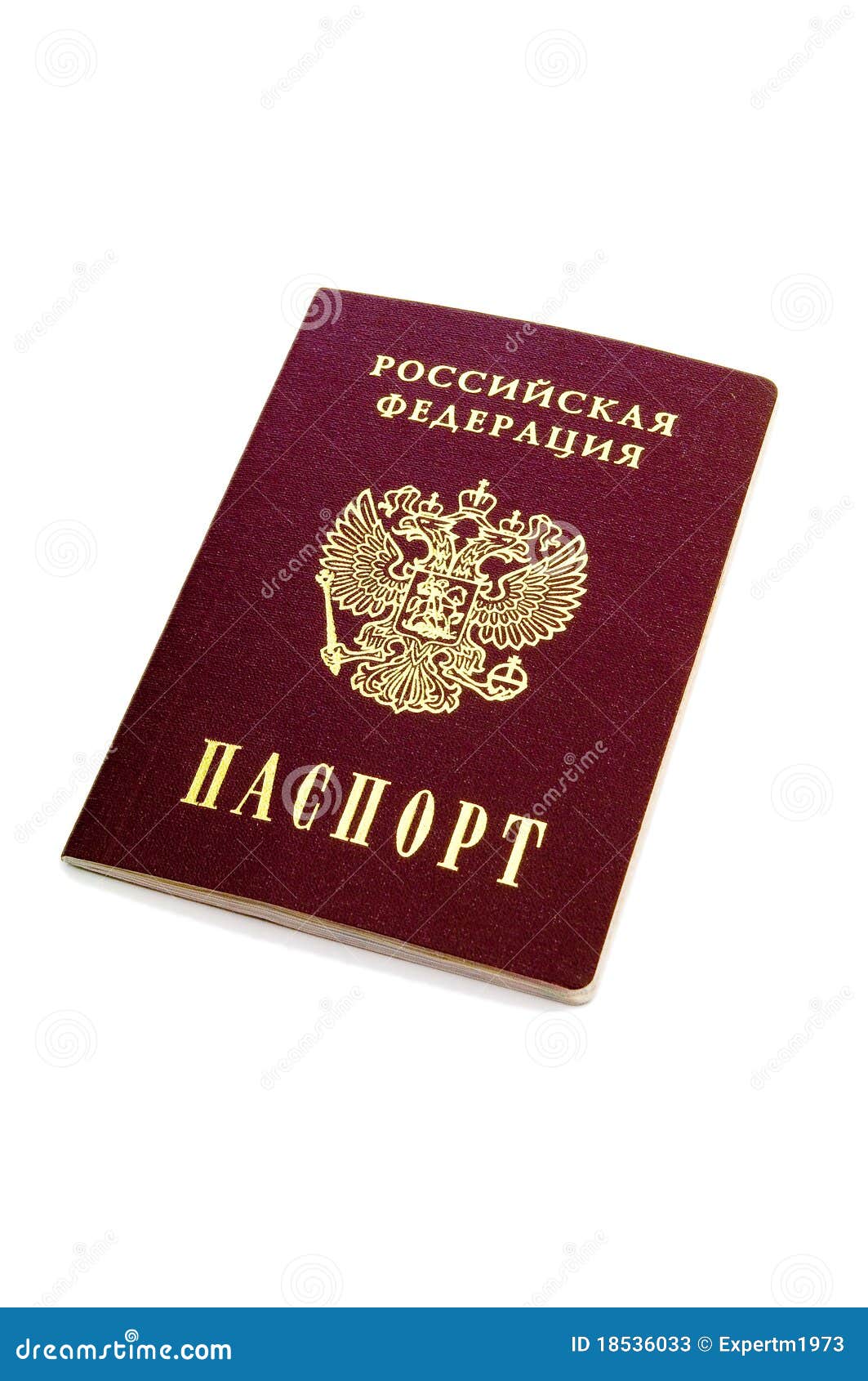 Passport of the Russian Federation Stock Image - Image of official ...