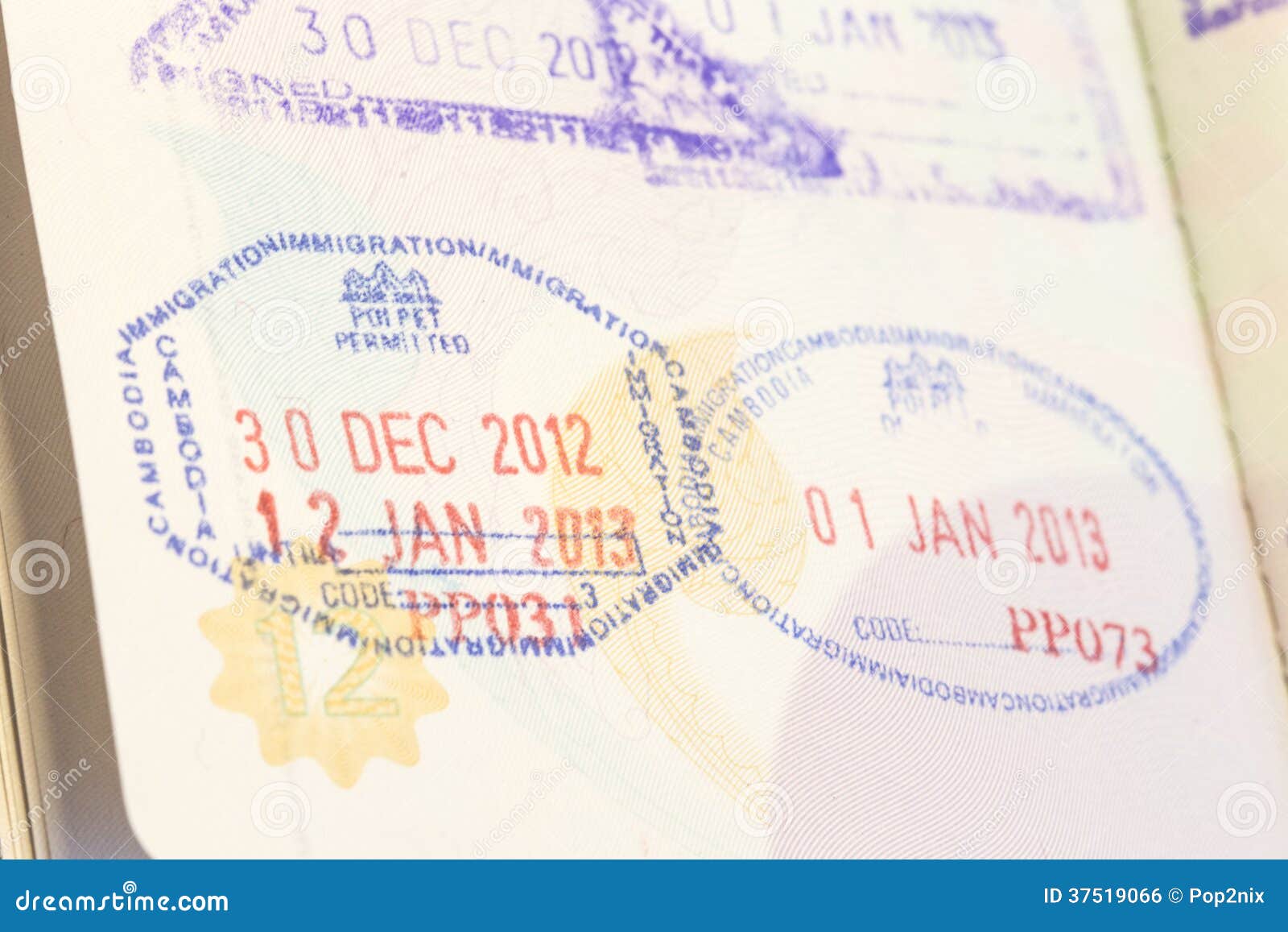 Passport Stamp Stock Image | CartoonDealer.com #18011473