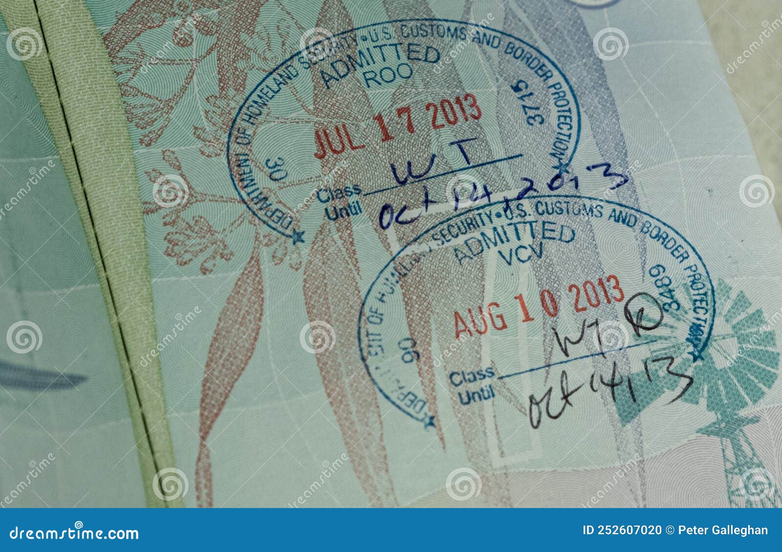 Passport Stamp Indonesia Ngurah Rai Editorial Photo 252607005