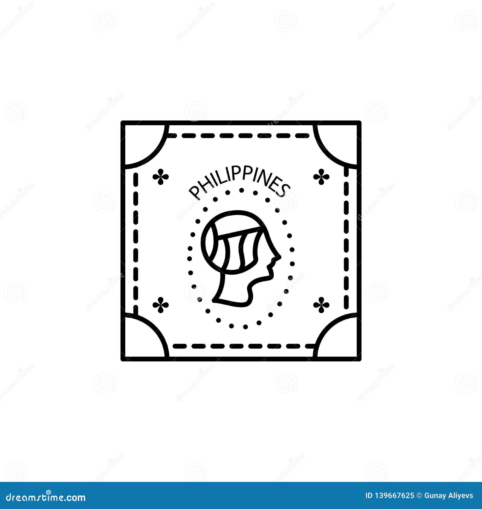 Philippines Icon On White Background. Simple Element Illustration From ...