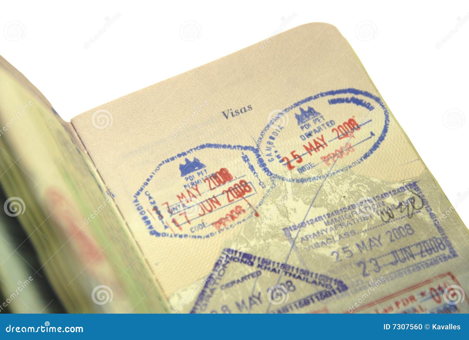 Passport To Asia and the World Stock Photo - Image of foreign ...