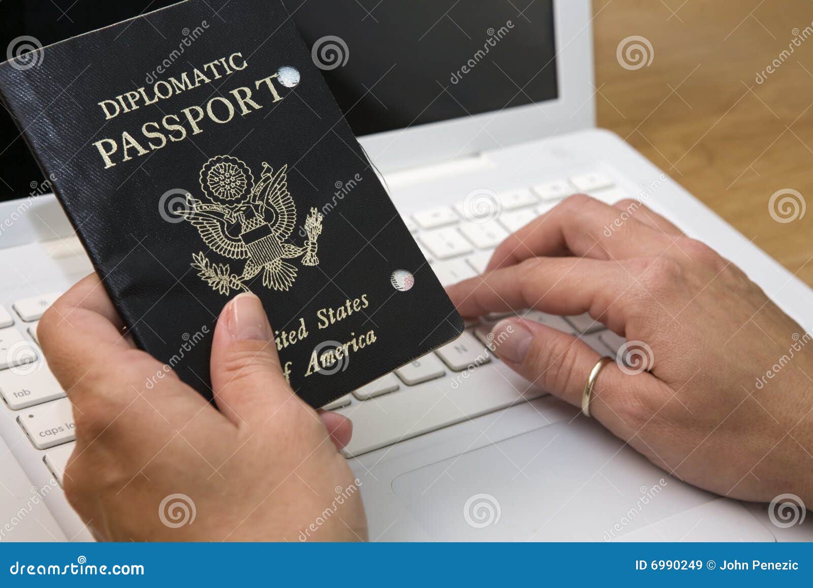 Passport to computers stock image. Image of special, adult - 6990249