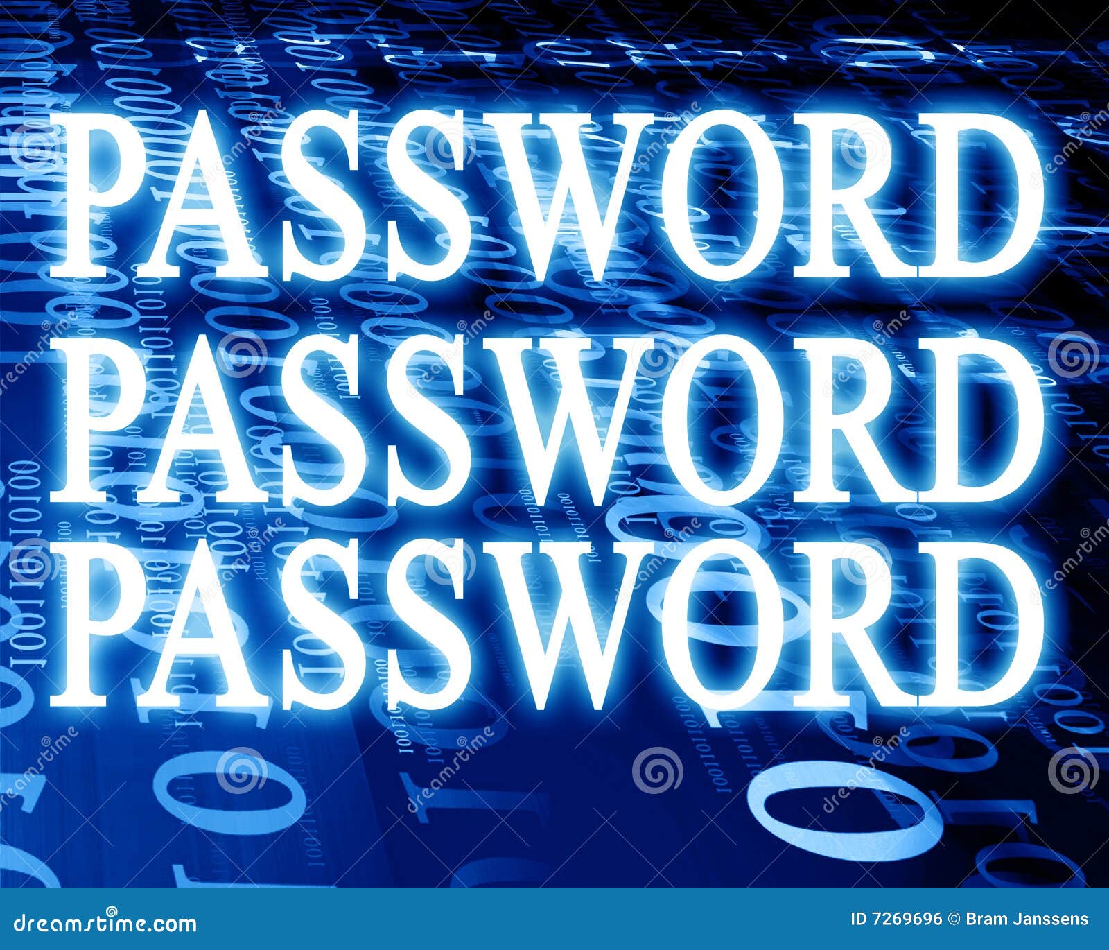 Password stock illustration. Illustration of high, data - 7269696