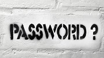 Password? stock photo. Image of print, electronic, privacy - 33519096