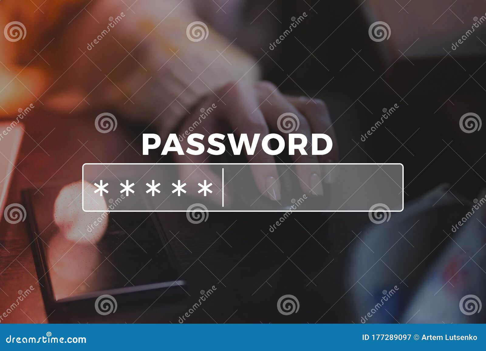 Password Box in Internet Browser Stock Image - Image of keyboard, macro ...