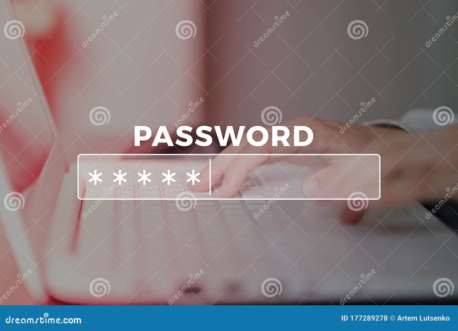 Password Box in Internet Browser Stock Photo - Image of computer ...