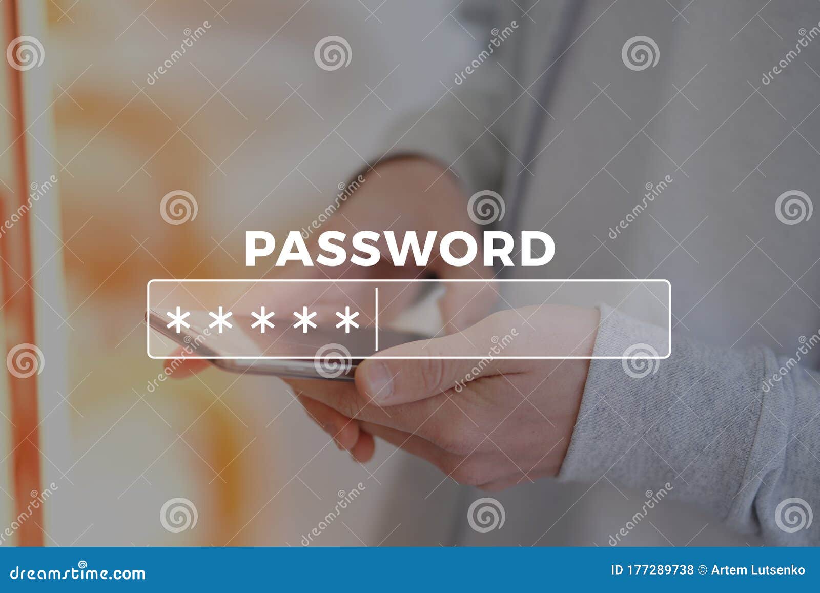 Password Box in Internet Browser Stock Photo - Image of entry, monitor ...