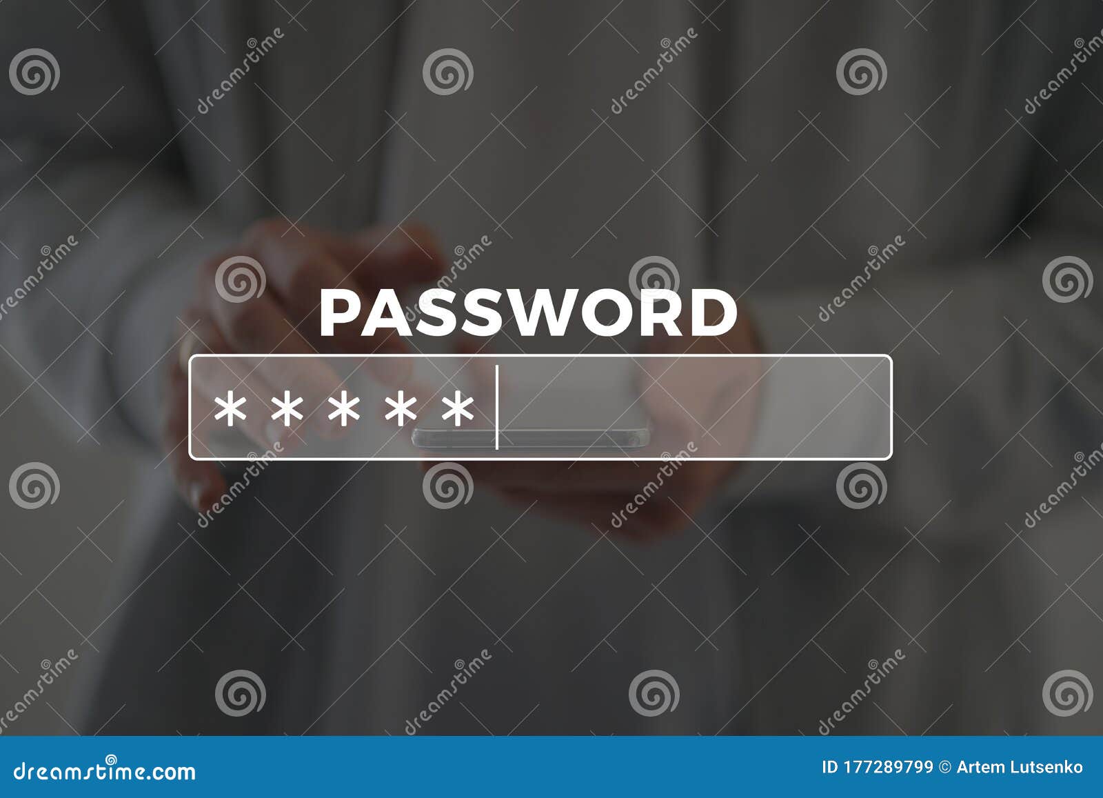 Password Box in Internet Browser Stock Image - Image of online ...