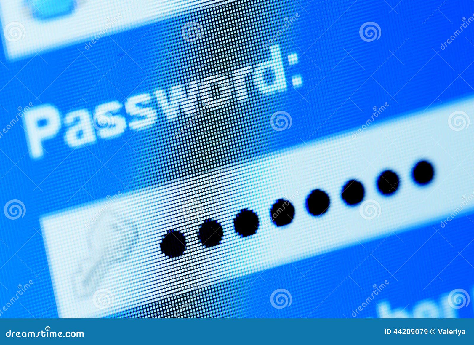 Password Box in Internet Browser Stock Image - Image of logon, admin ...