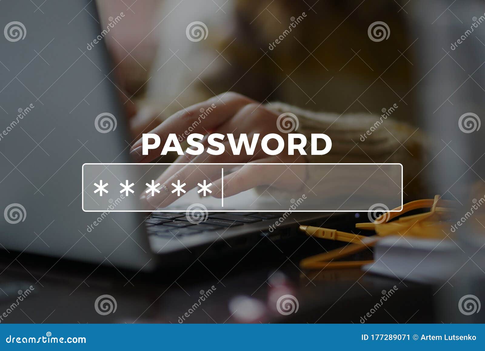 Password Box in Internet Browser Stock Image - Image of firewall ...