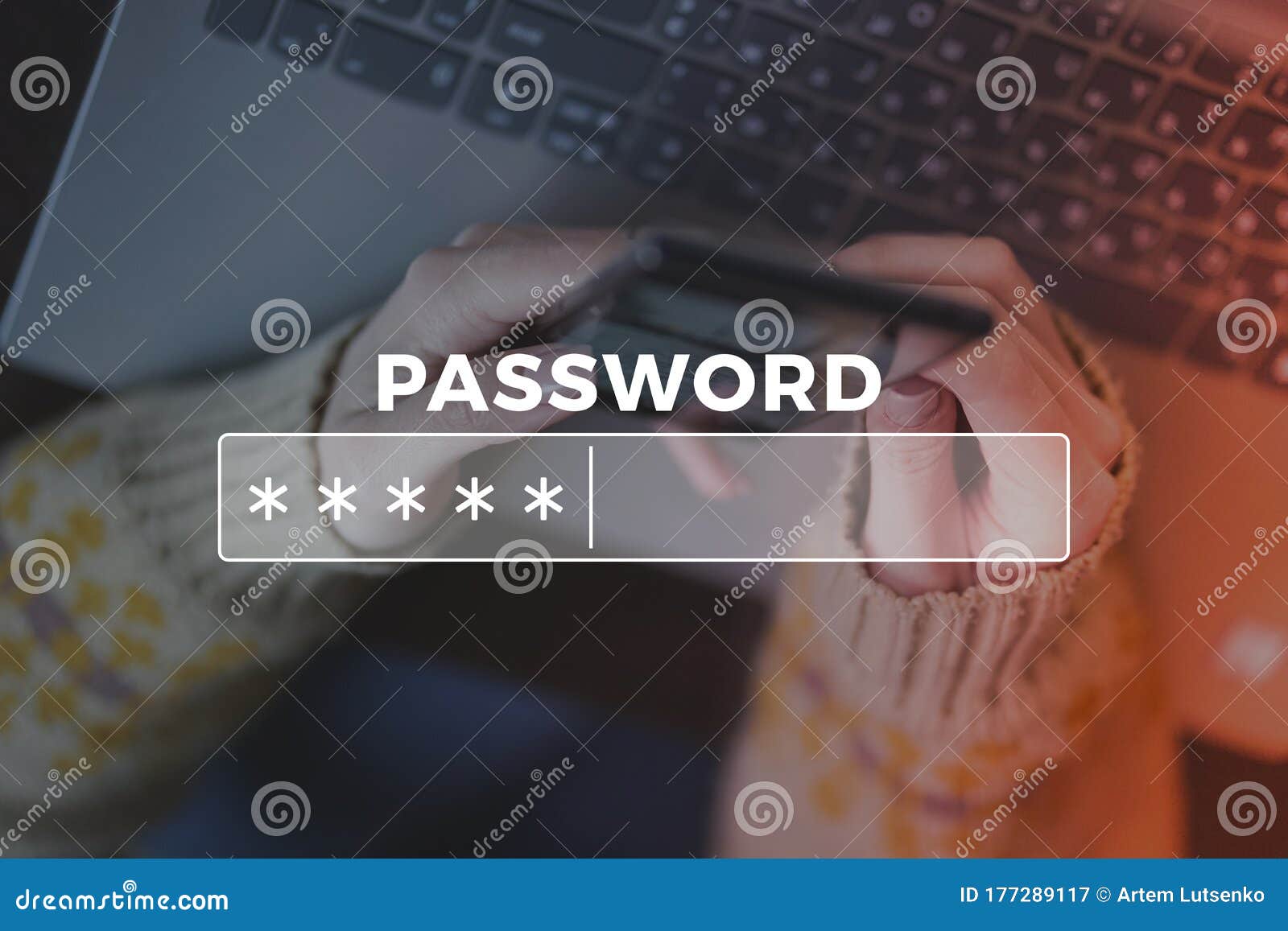 Password Box in Internet Browser Stock Image - Image of business ...