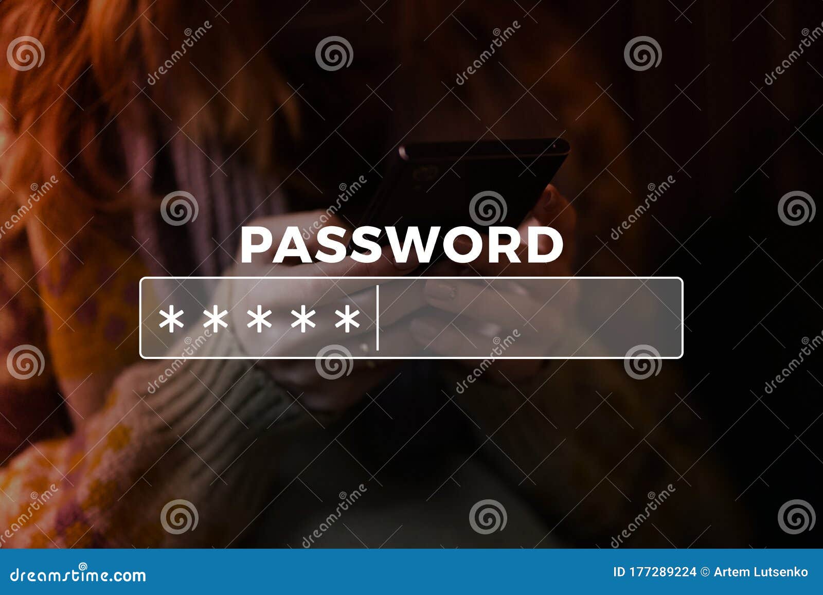 Password Box in Internet Browser Stock Photo - Image of network ...