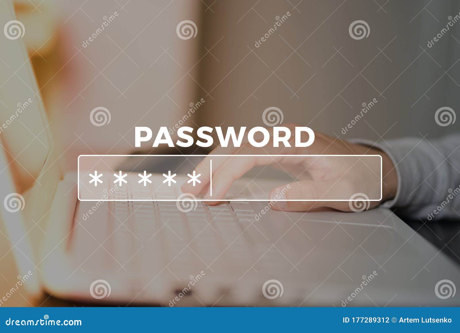 Password Box in Internet Browser Stock Photo - Image of page, name ...