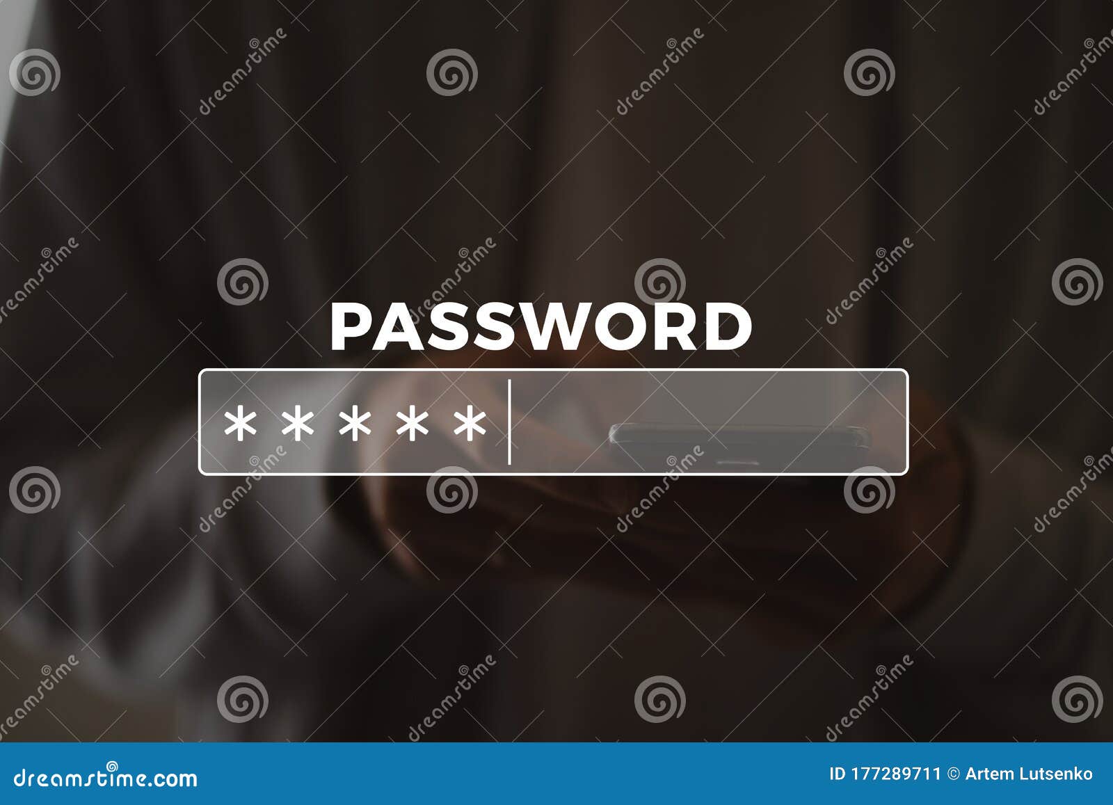 Password Box in Internet Browser Stock Image - Image of firewall ...