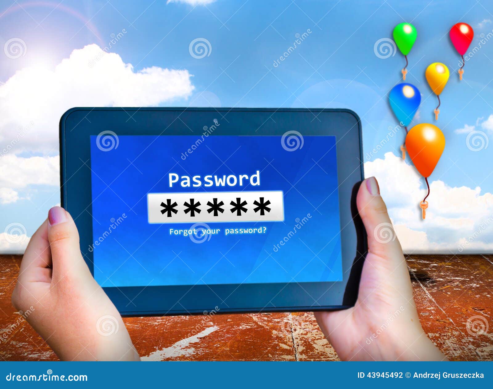 Password box stock illustration. Illustration of lock - 43945492