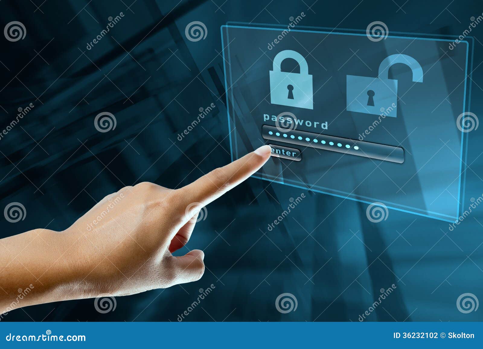 Password on a Digital Screen Stock Photo - Image of tactile, membership ...