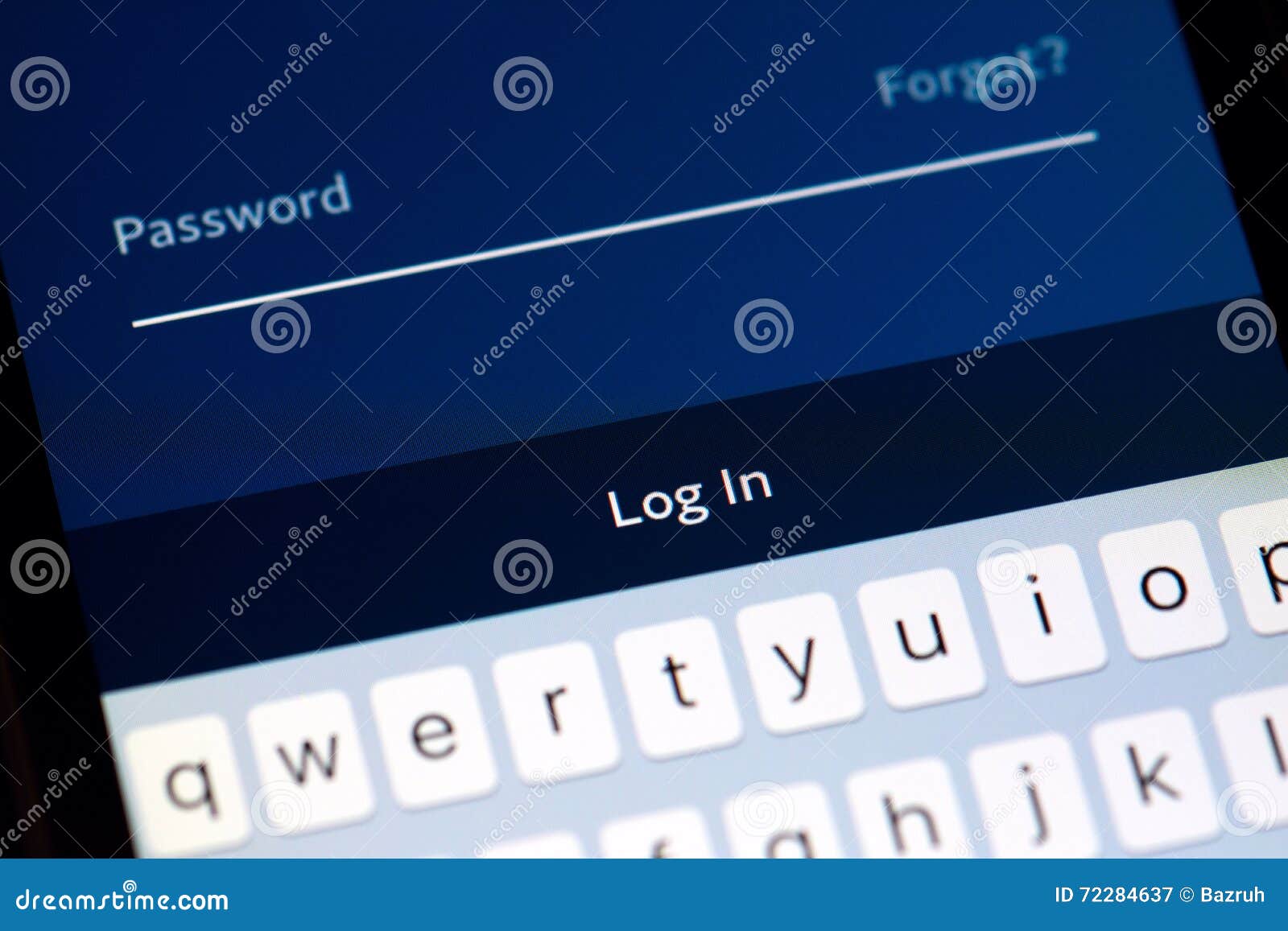 Password entry stock image. Image of communication, entry - 72284637